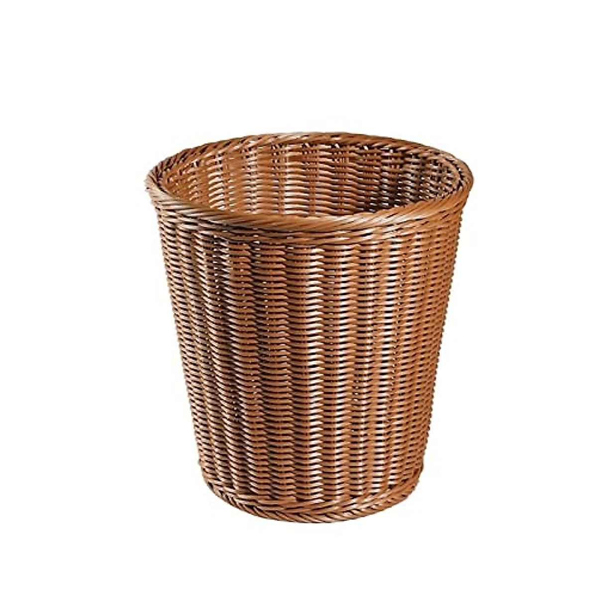 WSLLK Under Sink Trash can Rattan Woven Waste Bin Trash Can Kitchen Trash Basket Home Office Dustbin Sundries Garbage Can Accessories