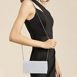 Naimo Womens Sequin Evening Purse Wedding Party Clutch Bag