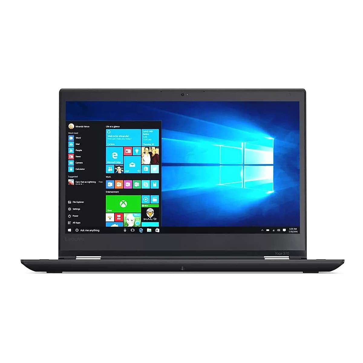 Lenovo ThinkPad Yoga 370 Touchscreen 13.3" Laptop, Intel Core i7, 8GB RAM, 256GB SSD, Win10 Pro (Renewed)