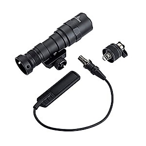 Assletes Weapon Light Picatinny Flashlight Constant and Momentary Output Flashlight with Pressure Switch 20mm Mount Rail Flashlight