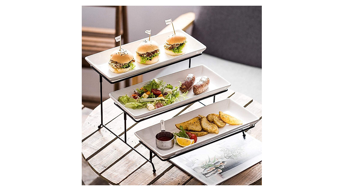 Porcelain Baking Set - 3 Tier Buffet Server