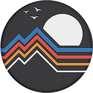​​​​PopSockets: Phone Grip with Expanding Kickstand, Pop Socket for Phone - Moon Horizon