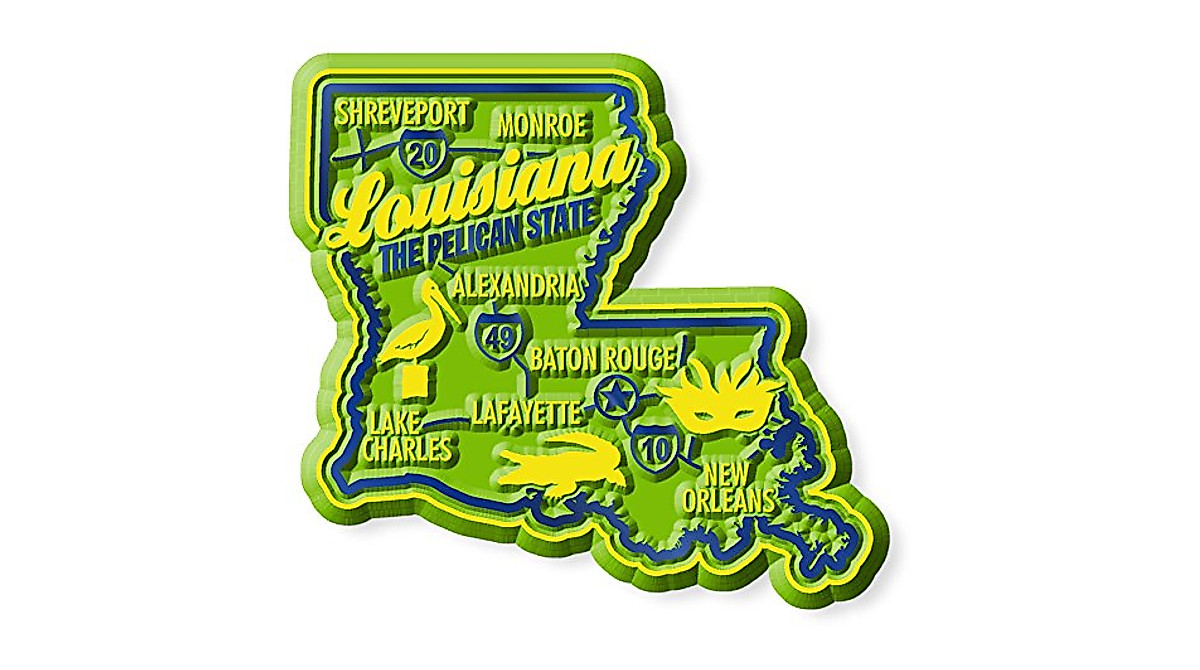 Premium U.S. State Map Magnet Set - 51 Collectible Magnets