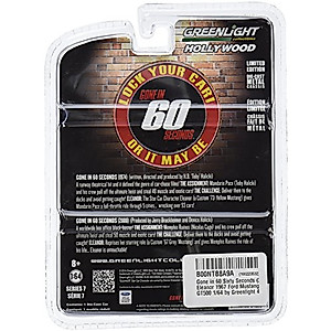 Greenlight 44742 Gone in 60 Sixty Seconds (2000) “Eleanor” 1967 Ford Mustang Shelby GT500 1/64 Scale