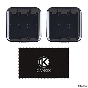 CamKix Game Case Compatible with Nintendo Switch - Fits up to 48 Nintendo Switch Games - Protective Storage System - 2X Game Card Organizer - 2X Hard Shell with 24 Slots