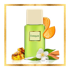 Emeraude Eau de Cologne Spray, Vegan Formula, Perfume, Refreshing Sophisticated Scent, 2.5oz
