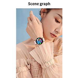 Smart Watch for Men&Women(Answer/Make Call) AI Voice IP68 Waterproof Smart Watch for Android iOS Phone Fitness Watch with Heart Rate Blood Pressure Sleep Monitor Step Counter