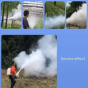 XXJF Pulse Jet Thermal Fogger, Sprayer Agricultural Portable 360 ° Spray in All Directions 700㎡ in 7-8 Minutes for Weeds Plants
