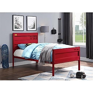 Acme Cargo Twin Panel Kids Bed in Red