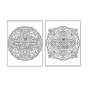 125 Mandalas: An Adult Coloring Book Featuring 125 of the World’s Most Beautiful Mandalas for Stress Relief and Relaxation (Mandala Coloring Books)