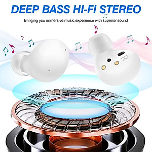 UrbanX Street Buds 2 for Xiaomi Poco X4 Pro 5G - Truly Wireless Bluetooth Headphones with Noise Isolation, Amplified Bass and Dual Dynamic Microphone - White