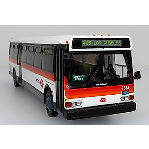 Grumman 870 Transit Bus-RTD-Los Angeles California Iconic Replicas 1/87 Scale New in The Box 5" Long