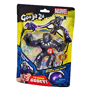 Heroes of Goo Jit Zu Licensed Marvel Hero Pack - Black Panther, Multicolor, 41099