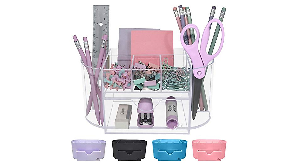 Clear Acrylic Desk Organizer - Keep Your Office Tidy