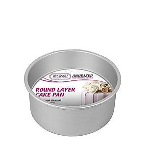 Anodized Aluminum Round Cake Pans (7 Inch X 4 Inch)
