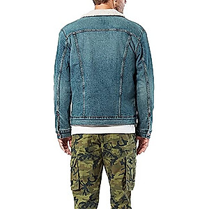 Levi Strauss Signature Gold Men's Signature Sherpa Lined Trucker Jacket, Johnny, Medium