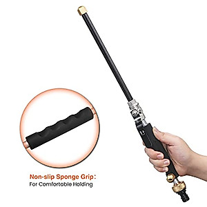 GARFANS High Pressure Power Washer Wand Washer Gun with 2 Jet Water Hose Nozzle Pressure Washer Wand Garden Hose for End Glass Window Cleaning Sprayer Home Car Garden Water Washing