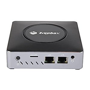 Zignbox GL01V2-PLUS Fanless Mini PC Intel Celeron N4000 Processor Up to 2.6GHz 8GB RAM 120GB SSD Dual HDMI Dual LAN Windows 10 Pro