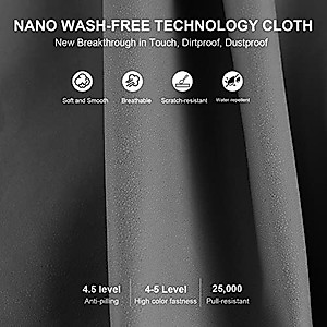 Millsilo Bench Cushion for Indoor Outdoor Furniture, Non-Slip Window Seat Cushions,Piano Shoe Storage Bench Pads, Water Repellent Picnic Kitchen Dining Long Chair Cushion 36x14x4inch Dark Grey