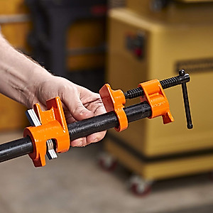 Pony Jorgensen 52 Pipe Clamp, Fixture for 1/2-Inch Black Pipe, Pack 1