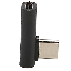 DAUERHAFT USB C Right Angle Adapter, 10Gbps 90 Degree USB C Male to USB C Female Adapter for Laptop