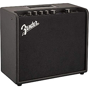 Fender Mustang LT25 Guitar Amp, 25-Watt Combo Amp, 30 Preset Effects with USB Audio Interface for Recording, 12.75Hx14.5Wx8.25D Inches, Wood, Black