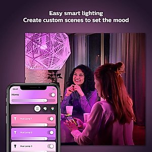 Philips Hue Motion Sensor + White Ambiance A19 LED Smart Bulb 2-Pack, Compatible with Alexa, Apple Homekit and Google Assistant, Bluetooth Compatible, Motion Sensor Requires Bridge