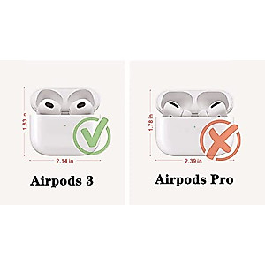 Threesee Compatible with AirPods 3 Case,Minnie Mouse Cute Cartoon AirPods 3rd Generation Case 2021,Girls Kids Teens Boys Kawaii Silicone AirPods 3 Cover with Cartoon Pendant,Minnie Mouse Red