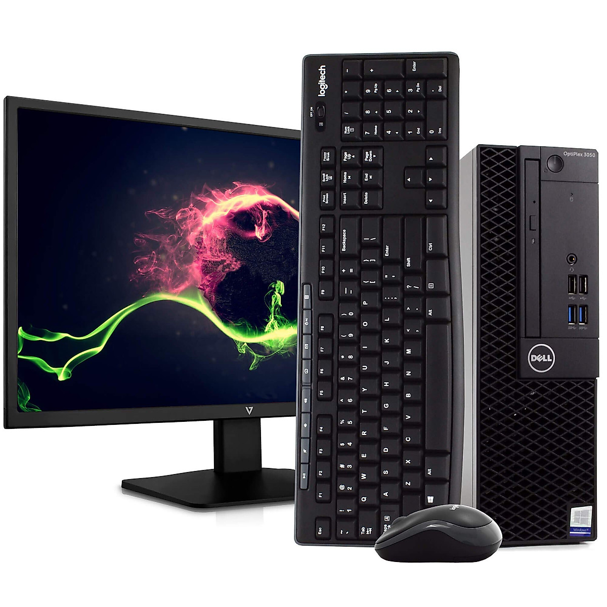 Dell Optiplex 3050 Desktop Computer PC, 16GB RAM, 512GB SSD Hard Drive, Windows 10 Professional 64 Bit (Renewed)