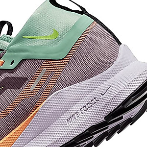 Nike Women's React Pegasus Trail 4 Gore-TEX Running Shoes, Purple Smoke/Peach Cream, 9 M US