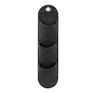 JANKOW Wall Hanging Storage Bag Over The Door Organizer, Over The Door Closet Organizer with 3 Pockets, Multifunctional Storage Shelves for Closet, Bedroom, Bathroom(Black)