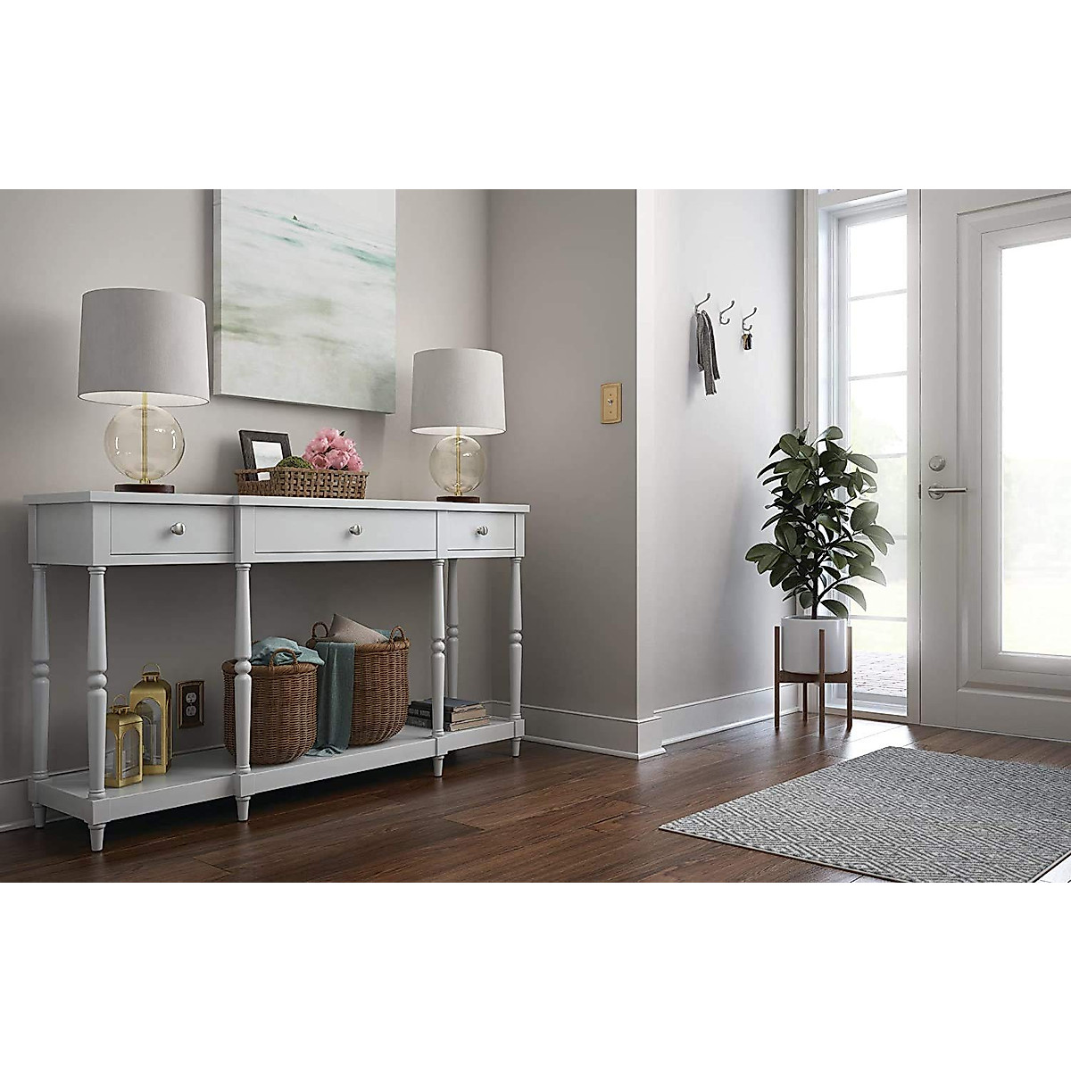 Franklin Brass Heavy Duty Coat and Hat Hook Wall Hooks 3 Inches, 5-Pack, Matte Nickel, FBCHH5-MN-C