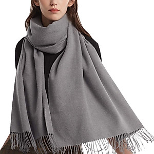 FURTALK Womens Pashmina Shawl Wraps Cashmere Feel Winter Scarf Soft Warm Blanket