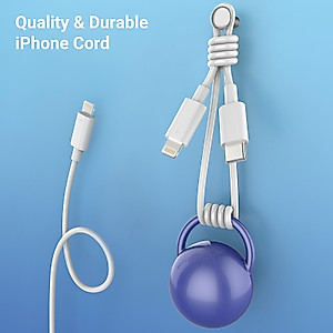 USB C Charger iPhone Charger Fast Charging 3Pack【MFi Certified】 20W PD+QC3.0 USB A Dual Port Wall Charger Block with 6FT USB C to Lightning Cable Compatible with iPhone 14 Pro Max/13Pro/12/11/XS/XR/X