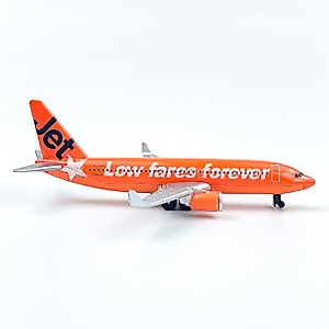 WngAur Jetstar Airplane Model, Die-cast Metal Planes Aircraft Suitable for Collection and Display