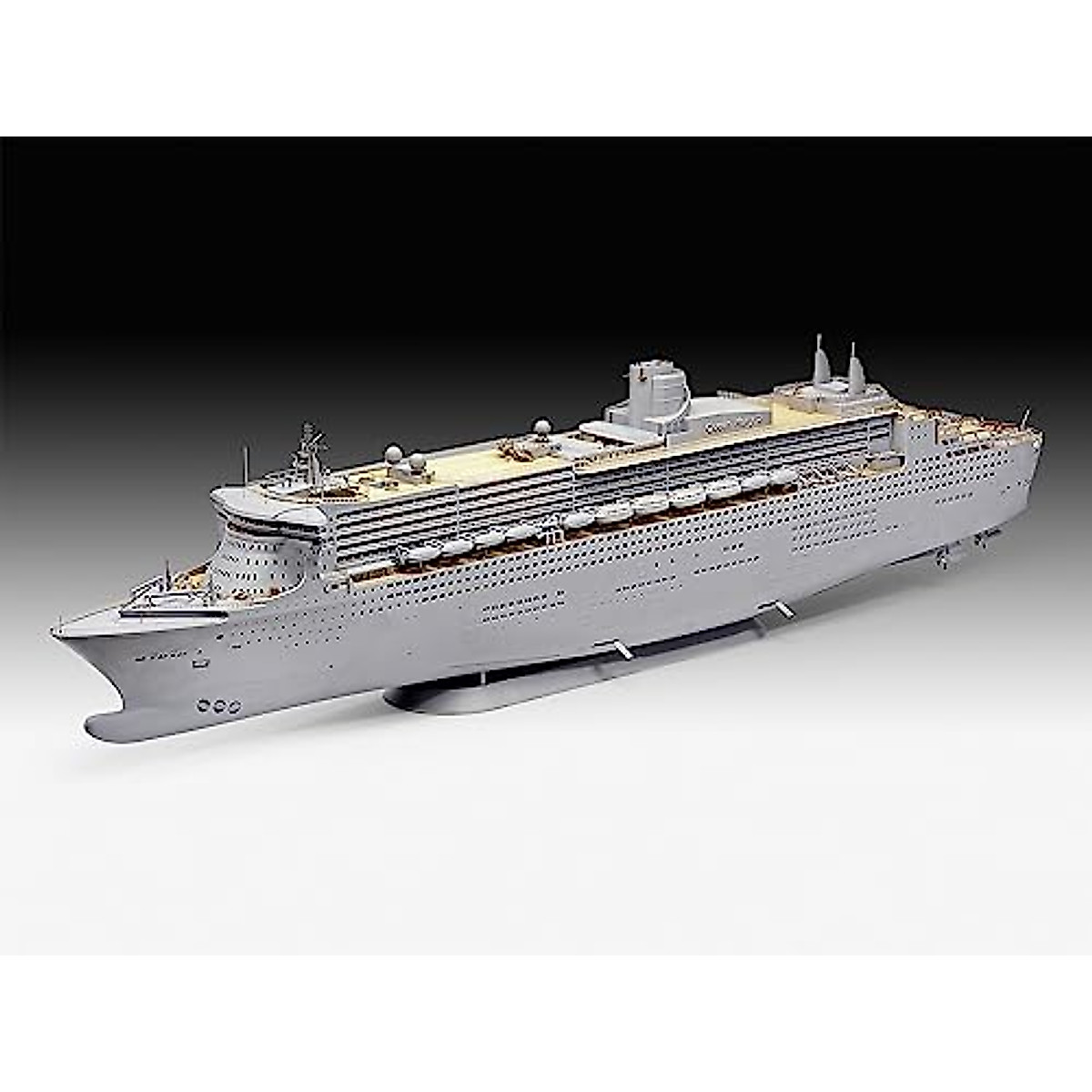 Revell RV05199 1:400-Queen Mary 2 Platinum Edition Plastic Model kit, Multicolour, 1/400