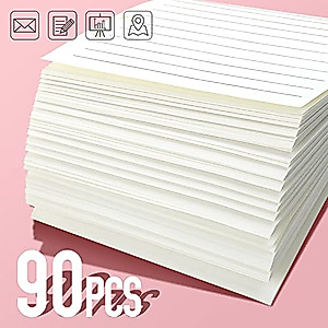 2 Pack A5 Refill Paper & 2PCS A5 Loose Leaf Pockets & 1 Pack 160PCS Index Tab with Ruler, LEOBRO A5 Planner Inserts, 6 Hole A5 Lined Paper Refill for 6 Ring Refillable Binder Planner Journal Notebook