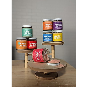 Wood Stove Kitchen - Vanilla Flavored Sugar for Cooking, Baking, Beverages & Cocktail Rimmer - Flavored Sugar & Seasoning with Spice and Herbs - Sweeten Coffee, Tea, and Food - 3.8 oz