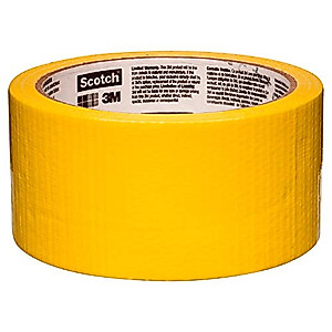Scotch Duct Tape, 1.88 in x 20 yd, Sunshine Yellow, 1 Roll (920-YLW-C)