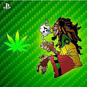 Skin Ps4 Slim - Marijuana BOB Marley - Limited Edition Decal Cover ADESIVA Playstation 4 Slim Sony Bundle