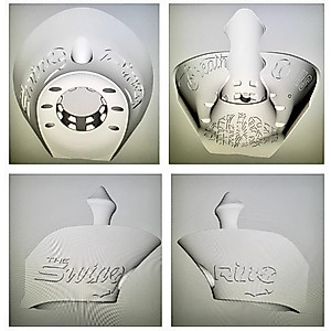 THE SwingRing (White) Baseball and Softball bat Grip Vibration dampening Protection…