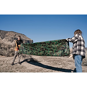 Stansport Medium-Duty Rip-Stop Tarp 10' x 12' - Green Camo (T-1012-C)