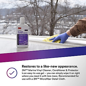 3M 09023 Marine Vinyl Cleaner, Conditioner, & Protector, 8.45 fl oz