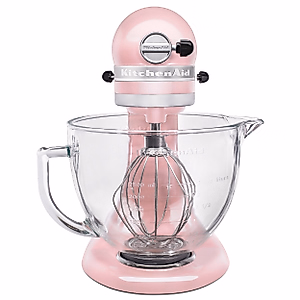 KitchenAid Artisan Design Series 5 Quart Tilt-Head Stand Mixer with Glass Bowl - KSM155GB