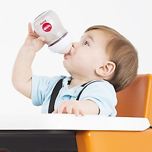 Joovy Boob Baby Bottles Made from Durable, Medical-Grade PPSU with CleanFlow Vent Technology to Prevent Nipple Collapse, Negative Pressure, and Colic Symptoms (5oz)