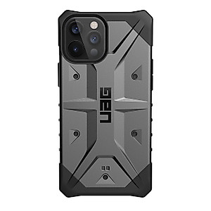 URBAN ARMOR GEAR UAG Designed for iPhone 12 Pro Max 5G [6.7-inch screen] Rugged Lightweight Slim Shockproof Pathfinder Protective Cover, Silver