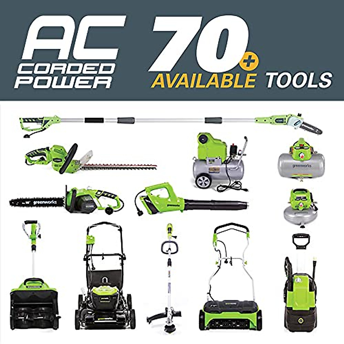 Greenworks 10 Amp 16-inch Corded Mower, 25142