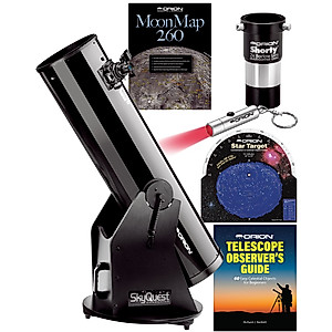Orion SkyQuest XT10 Classic Dobsonian Telescope Kit for Adults & Families - Big, High Power Scope for The Astronomy Enthusiast with Accessories & Maps