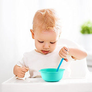 GET FRESH Plant-Based PLA Kids Bowls Set – 4-Pack Melamine Free Plant Based Snack Bowls for Kids and Toddlers – Small Biodegradable Plant-Based Childrens Dinnerware Bowls – Reusable PLA Kids Dishes