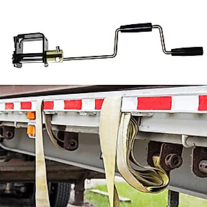 WOWLIKE Strap Winder for Flatbed Truck Trailer Easy Speedy Hand Roller for Winding-Winch Winder for Winch Straps Tie-Downs Strap Winder Winch Winder for Winch Straps